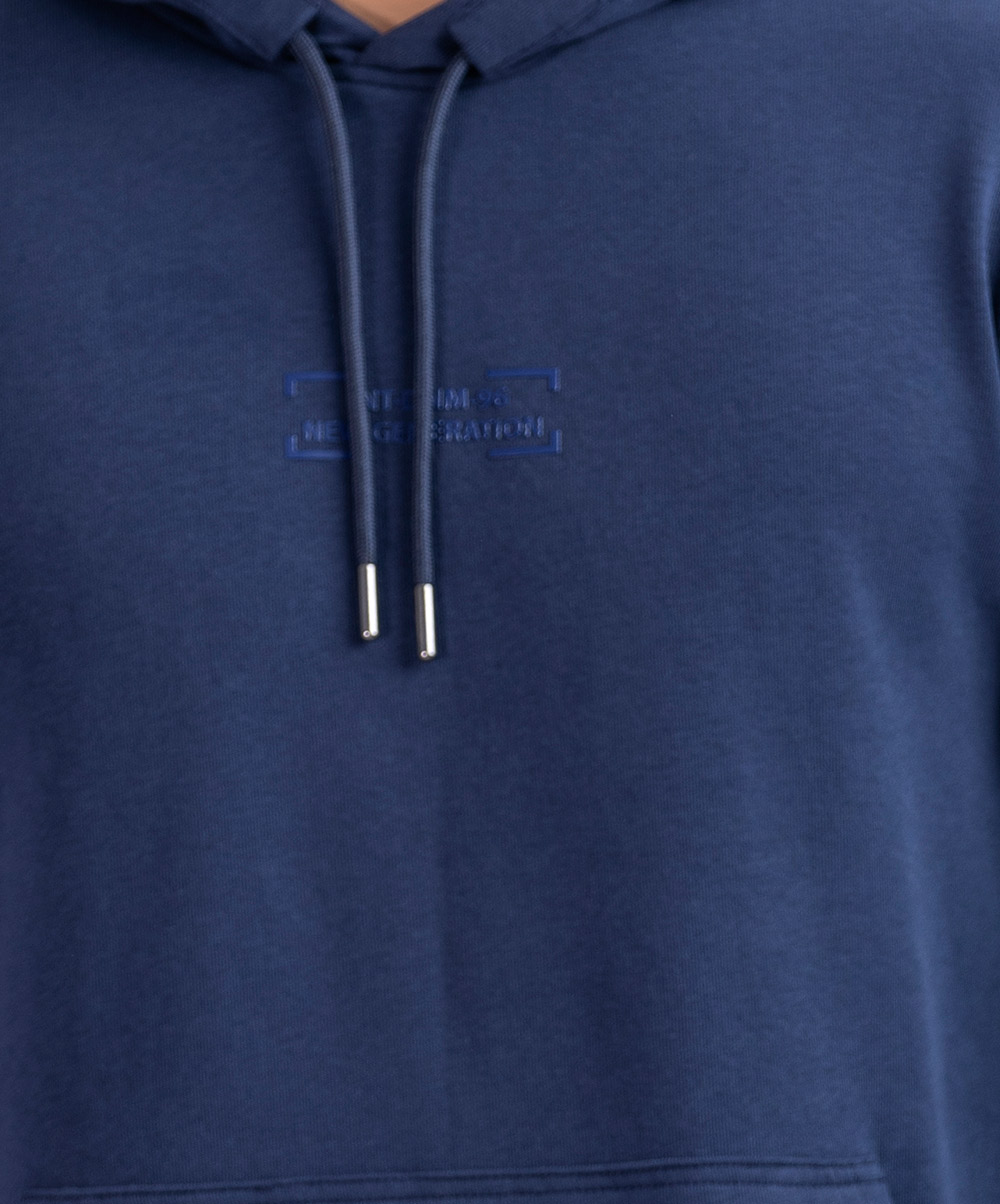 Navy Blue Hoodie Sweatshirt