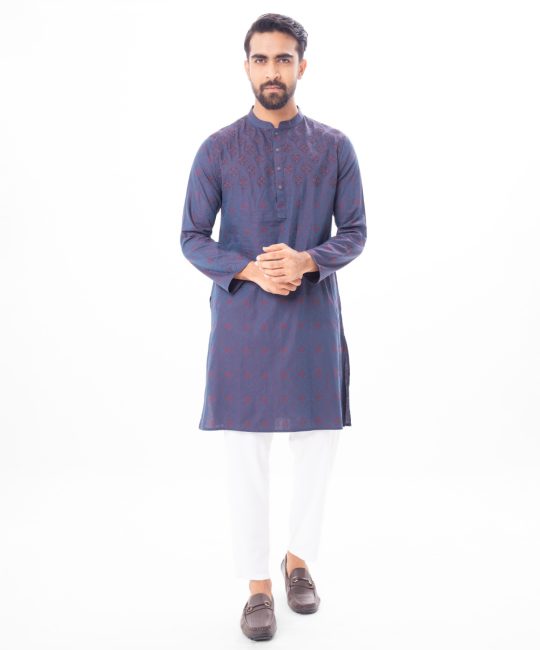 Blue Premium Panjabi